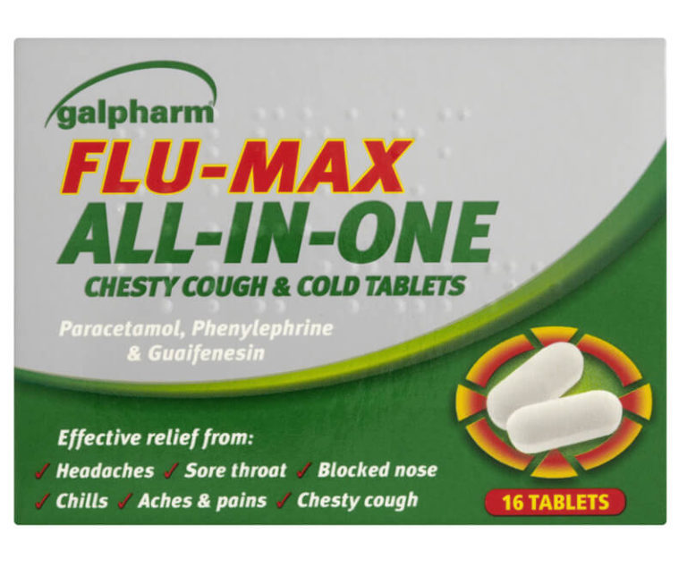 Galpharm Day & Night Max Strength Cold & Flu Relief 16 Capsules - GB ...